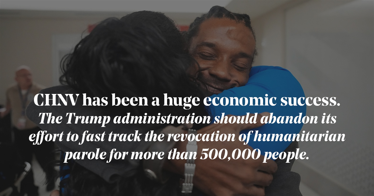 The Success of the CHNV Parole Processes